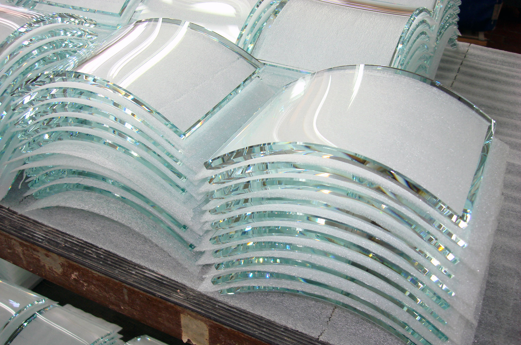 Bent Glass Blanks: Firing process