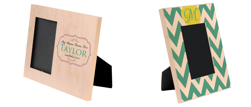Try This: Sublimated Natural Wood Picture Frames