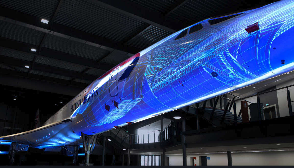Featured Project: Projection Artworks and Christie Light Up Concorde ...