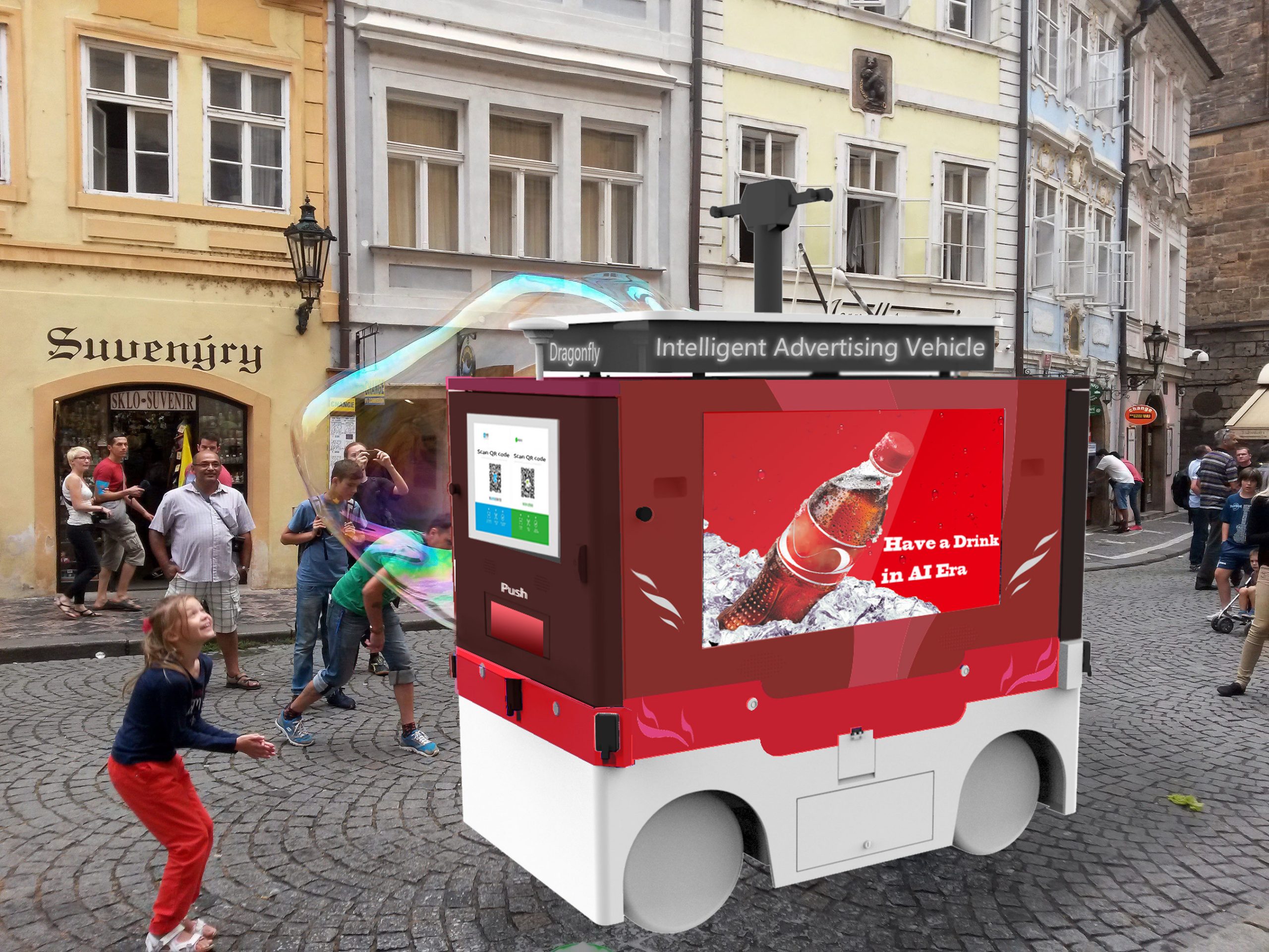 PerceptIn Introduces 'Intelligent' Advertising Vehicle