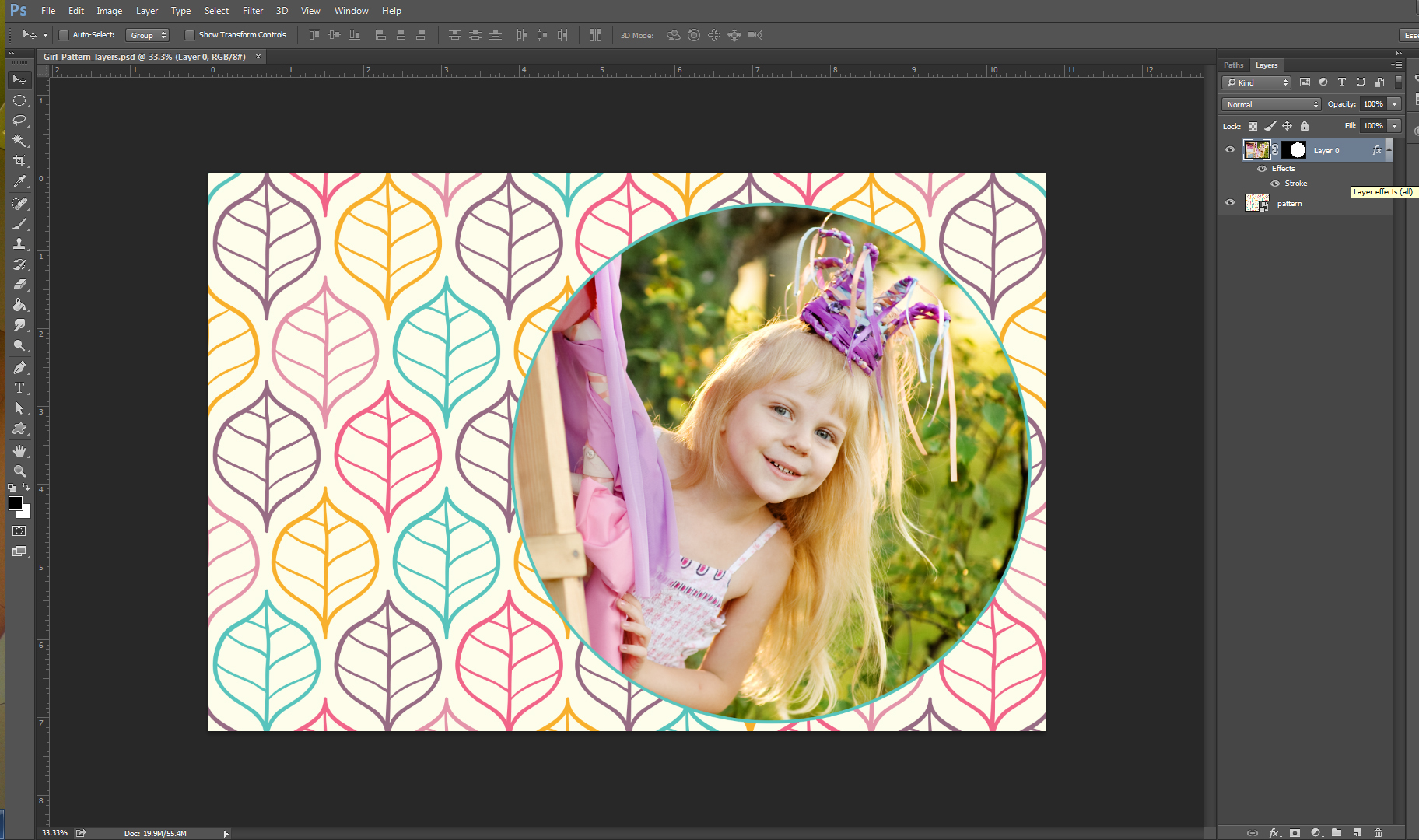 Try This: Create a Digital Border in Photoshop