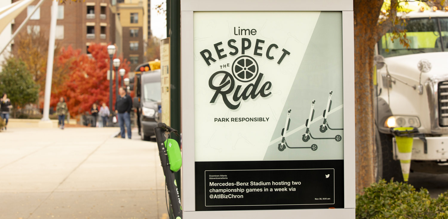 Featured Project: Scooter Company Uses Soofa Signs for Atlanta Campaign