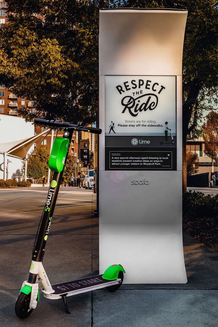 Featured Project: Scooter Company Uses Soofa Signs for Atlanta Campaign