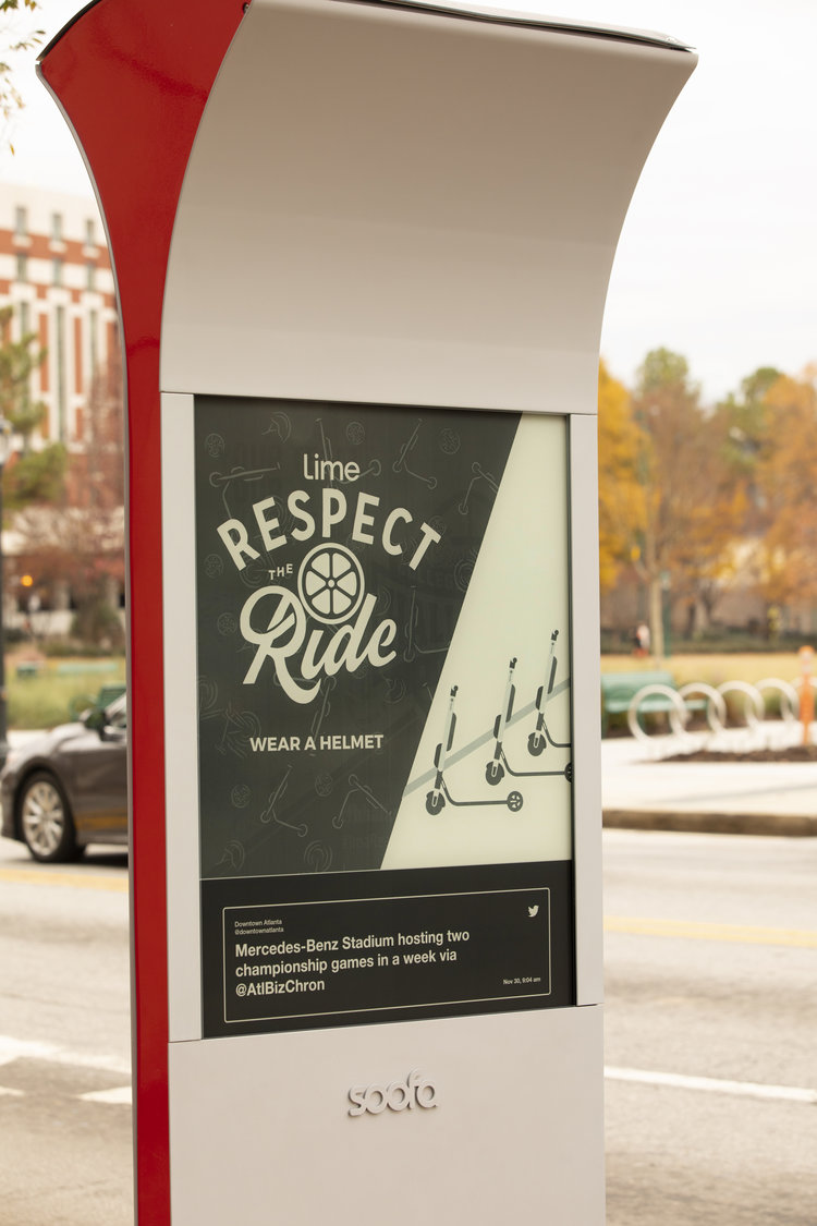 Featured Project: Scooter Company Uses Soofa Signs for Atlanta Campaign