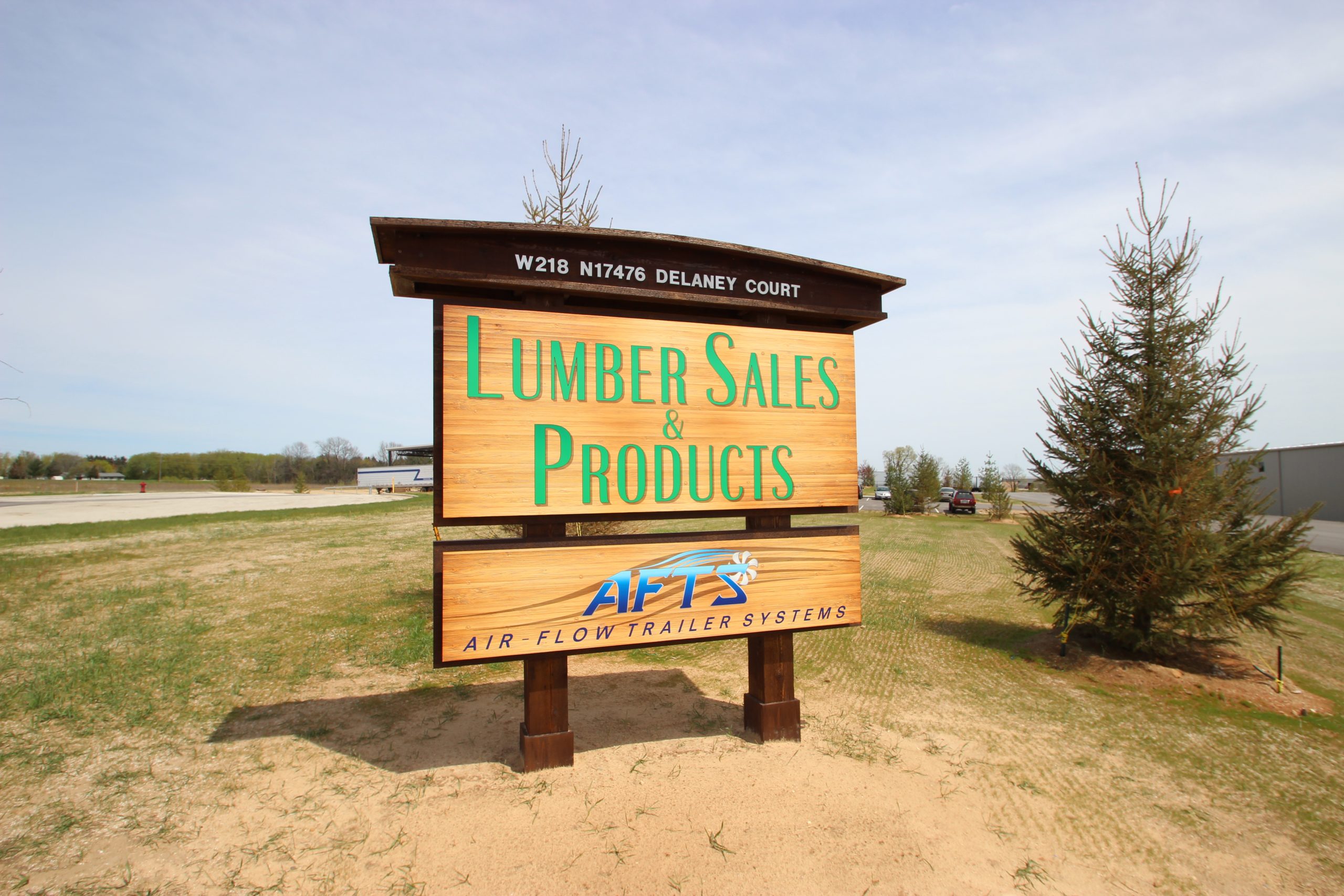 Featured Project: Nothing Says Lumber Yard Like a Sign Made of Wood