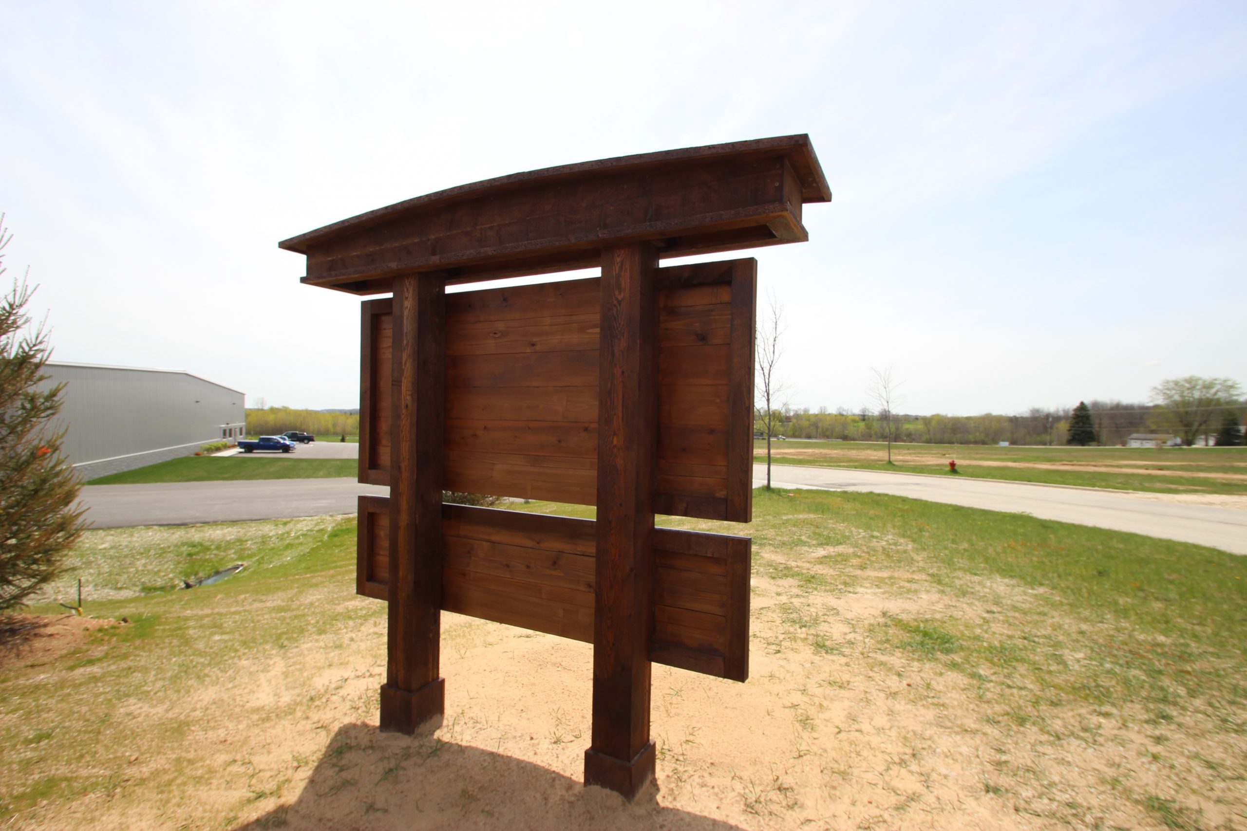 Featured Project: Nothing Says Lumber Yard Like a Sign Made of Wood