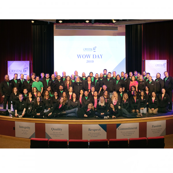 Crystal D Celebrates Employees at 17th Annual WOW Day