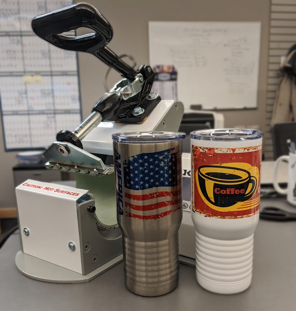 How To Sublimate 20 oz Polar Camel Tall Tumblers In A Mug Press GRAPHICS PRO