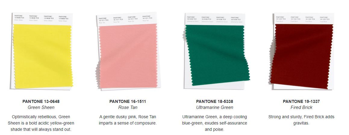 Pantone Reports NYFW Autumn/Winter 2020/2021 Color Trends