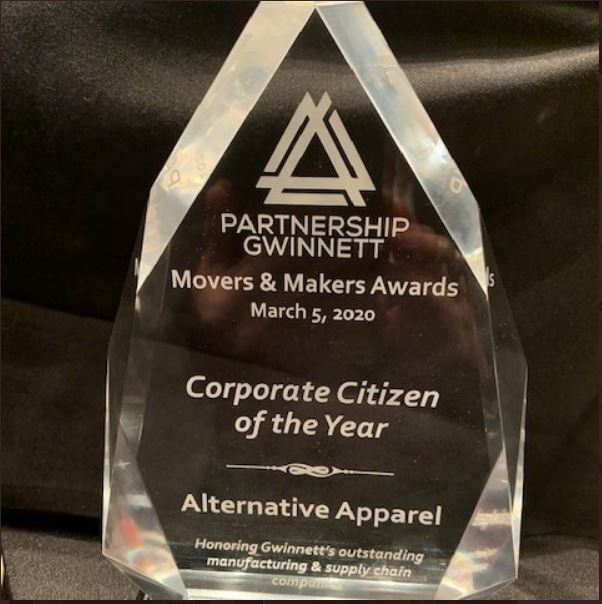 Alternative Apparel Wins Corporate Citizen of the Year Award