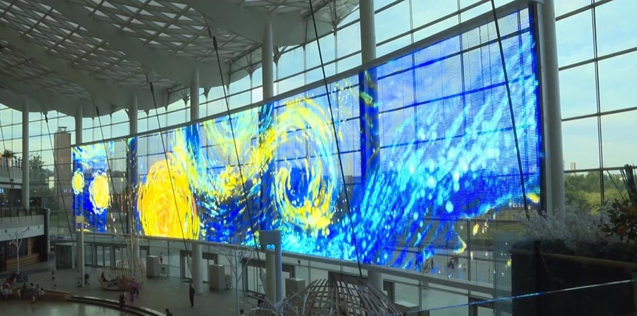 Beijing Indigo Installs Large Freeform LED Video Display