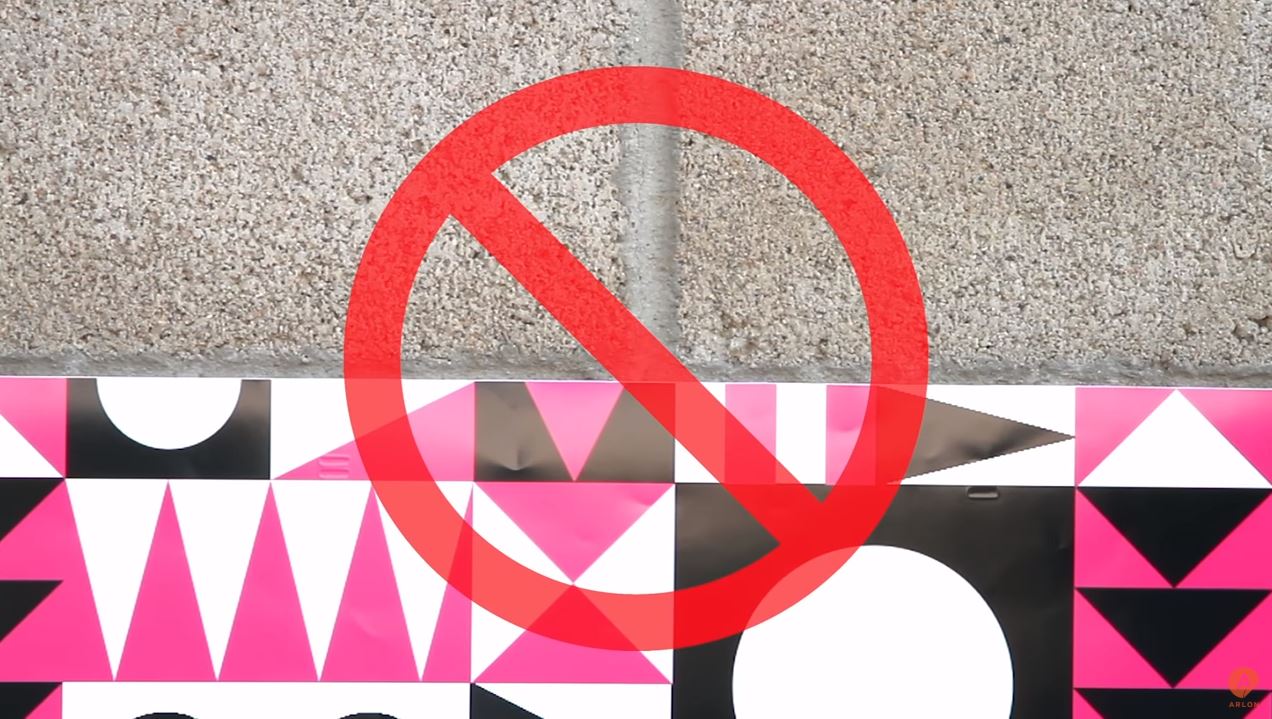 How to Install Large Exterior Wall Graphics