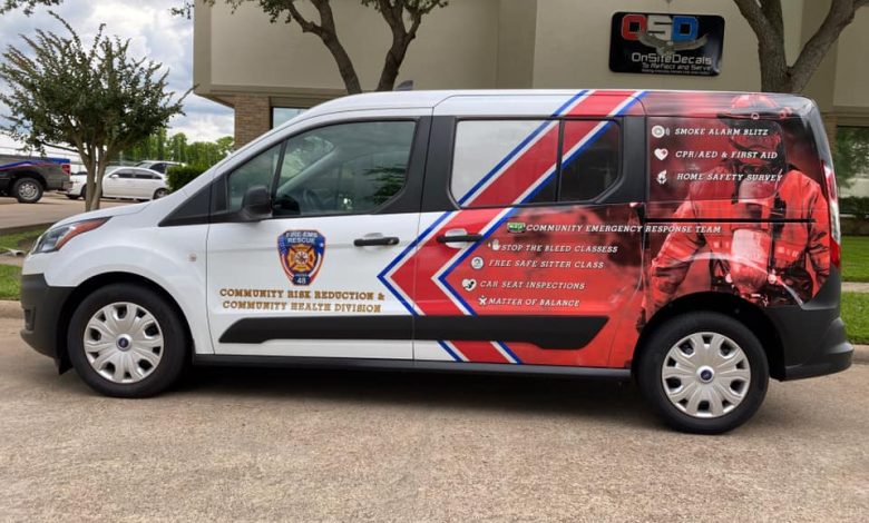 Texas Vehicle Wrap Business Donates Graphics to Harris County ESD 48