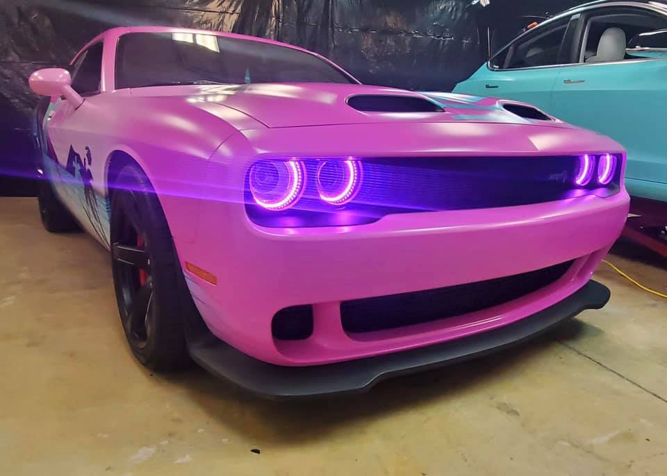 Featured Project: 2020 Miami Vice-Inspired Hellcat Wrap