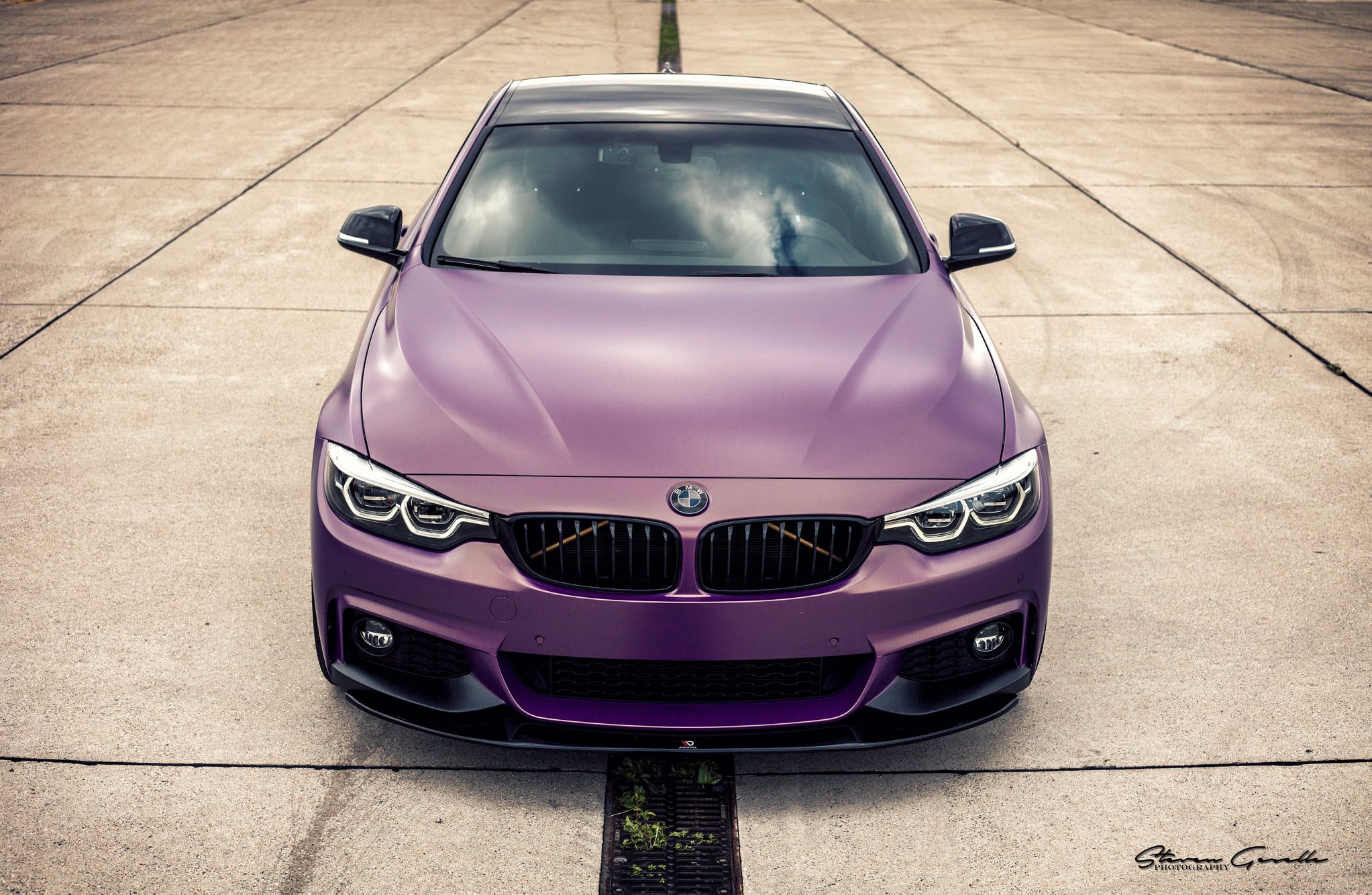 Vintage Vinyl: Blissful Purple for This BMW 4 Series Coupe