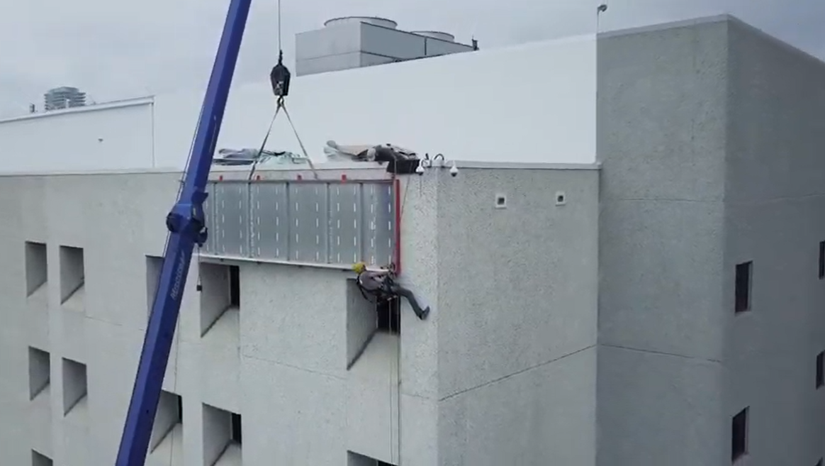 Humble Sign Co. Goes Sky-High to Install Hospital Signage