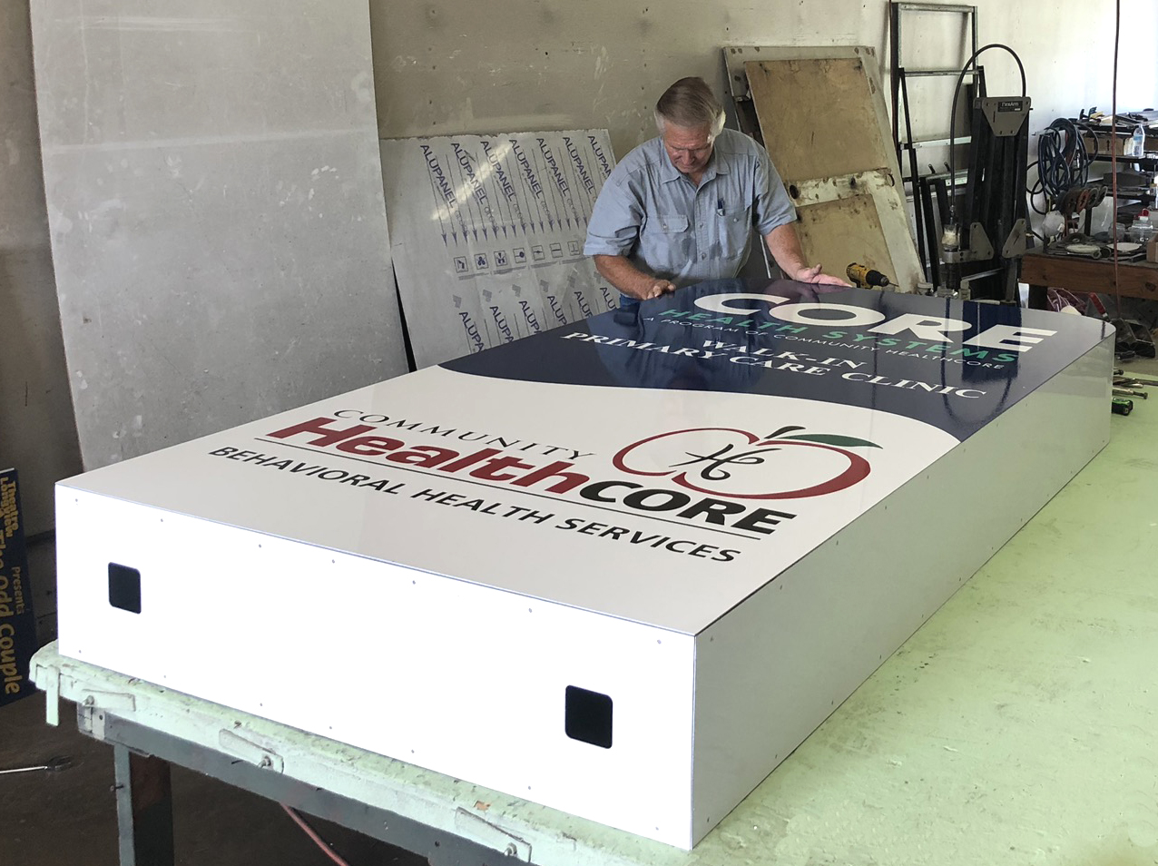 Shop-Built Monument Sign