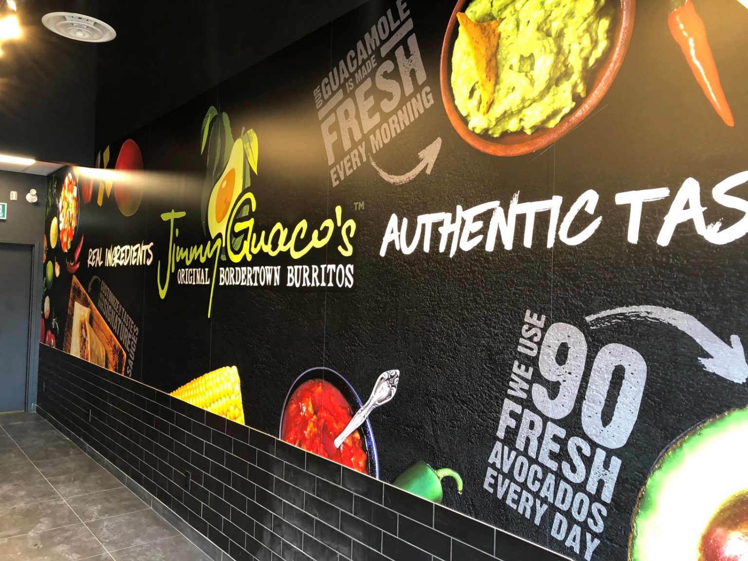 Lamin-8 Spices Up Mexican Restaurant with Wall Graphics