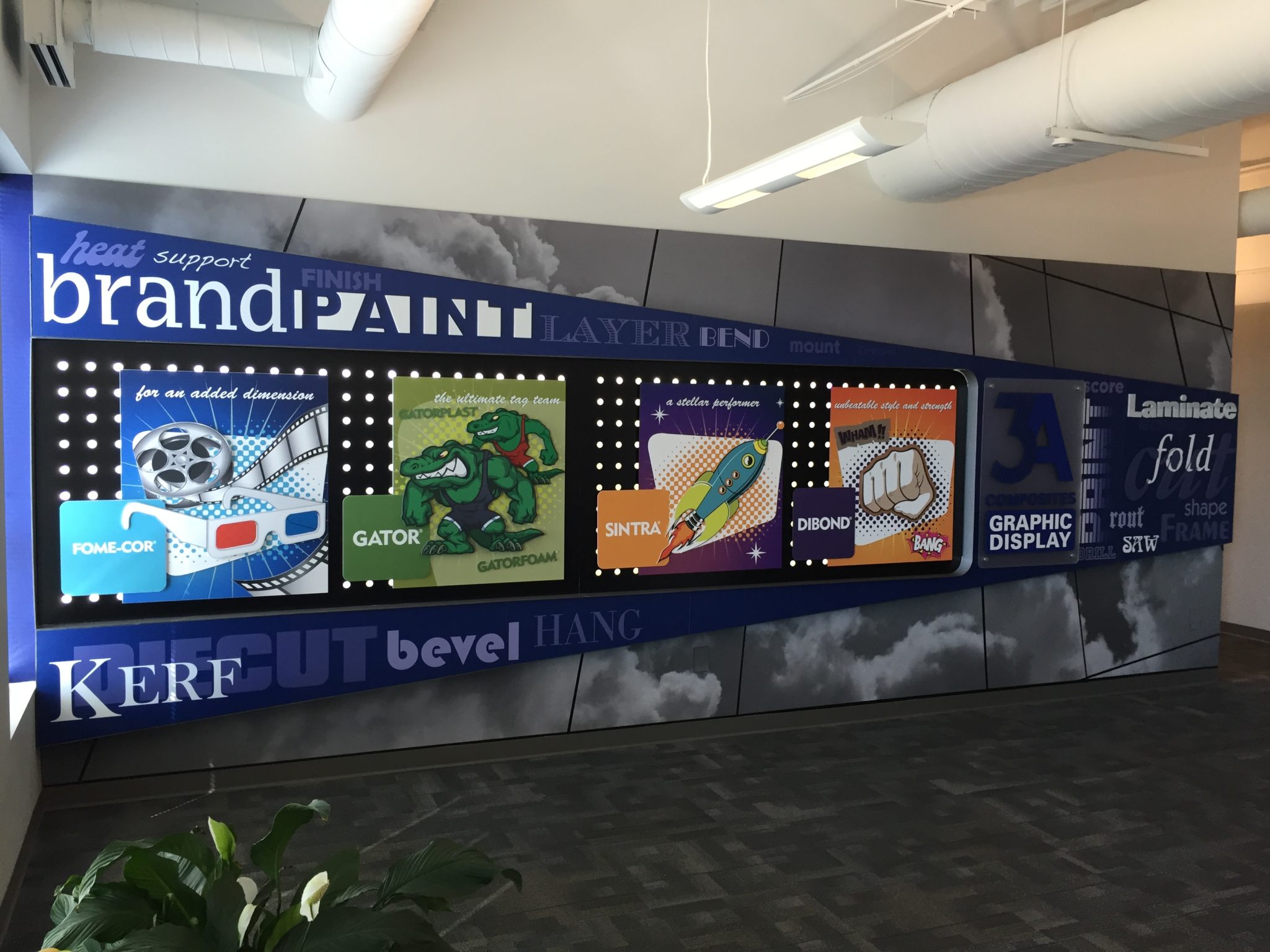 Featured Project: Graphic Displays for 3A Composites HQ | GRAPHICS PRO