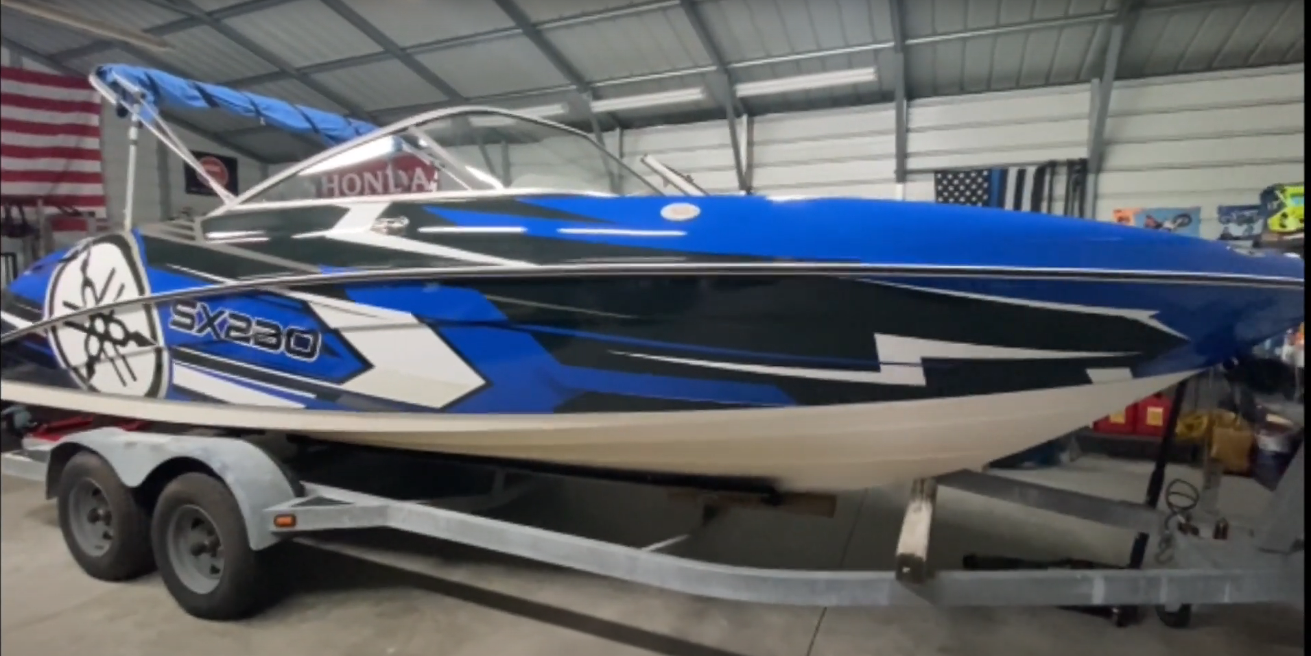 Yamaha SX230 Jet Boat Gets a Makeover