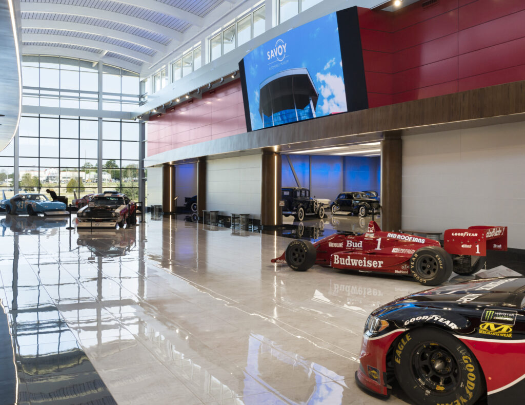 Automobile Museum Adds Modern Twist with Curved DVLED Displays