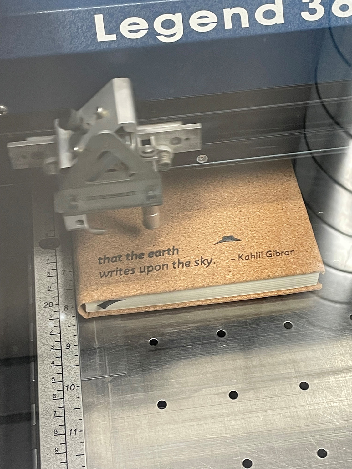 Try This: Laser Engrave a Leatherette Cork Journal