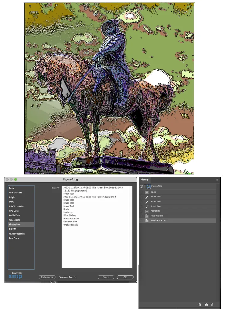 Digital Time Machine in Photoshop
